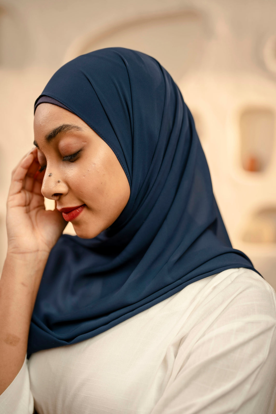The Blue Hijab Collection: Serene, Bold & Beautiful – Hijab Elegance