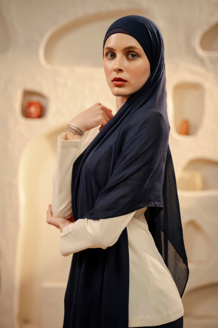 The Blue Hijab Collection: Serene, Bold & Beautiful – Hijab Elegance