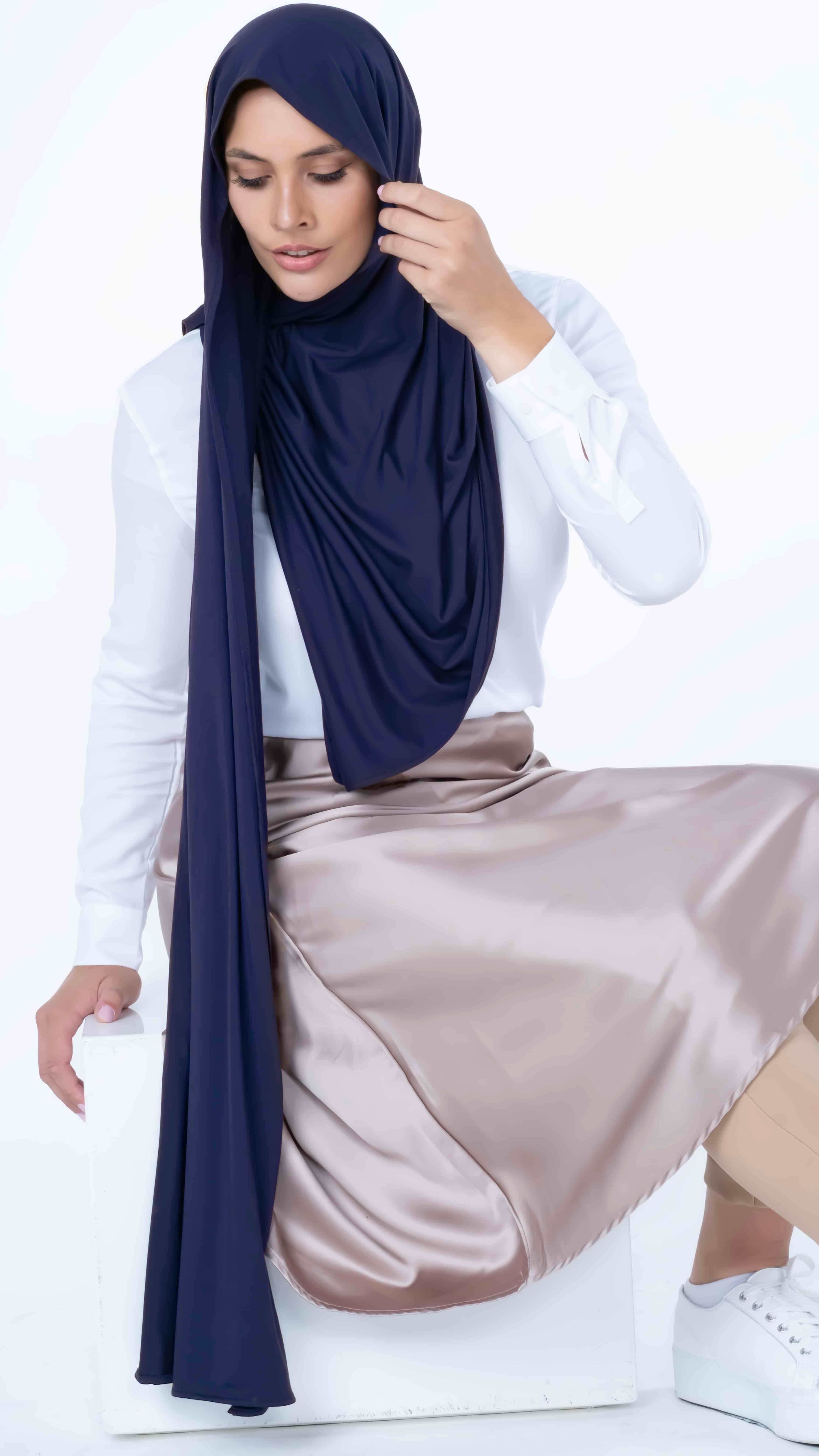 The Blue Hijab Collection: Serene, Bold & Beautiful – Hijab Elegance
